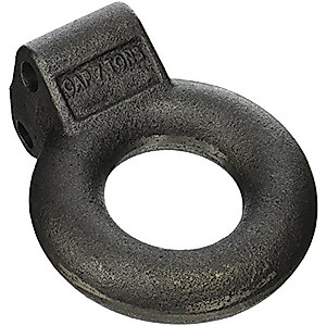 Buyers Products B16137 Plain Finish Cast Tow Eye, 3" ID, 7 Ton Towing Eye, Towing Accessories for Adjustable Channel Bracket, MGTW 14,000lbs