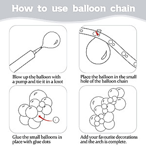 130Pcs Clear Balloons Different Sizes 5 10 12 18 Inch Clear Balloon Garland Arch Kit, Transparent Latex Balloons for Birthday Wedding Baby Shower Party Decorations.(Clear)…