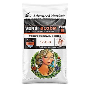 Advanced Nutrients Sensi Bloom B Water-Soluble Powder - 100% Water-Soluble Base Nutrients 25Lb