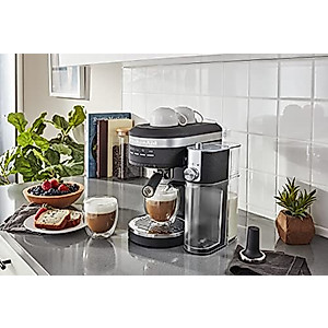 KitchenAid Espresso Machine & Milk Frother, Black Matte