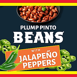 Ranch Style Pinto Beans With Jalapeno Peppers, Canned Beans, 15 OZ