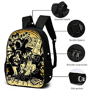 WOLOISO Anime Backpack Large Capacity Laptop Backpack Travel Bag for Women Man