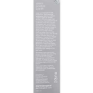 Dermalogica Stress Positive Eye Lift (0.85 Fl Oz) Eye Cream with Hyaluronic Acid - Brightens Dark Circles and Visibly De-Puffs the Under-Eye Area