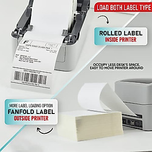 Arkscan 2054K-WF Wireless Shipping Label Printer for Windows Mac Chromebook Android for WiFi & USB, Support Amazon Ebay Paypal Shopify Shipstation UPS USPS FedEx Roll & Fanfold Direct Thermal Label