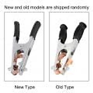 FTVOGUE 500A Welding Clamps Electroplated Welding Earth Clamp for Manual Welder Copper(US type)