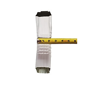 Magnetic Downspout Clip with Hinge (2x3 B White)