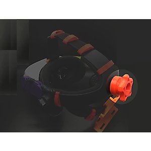 3DCustomThings Vive Deluxe Audio Strap KNOB (Red)