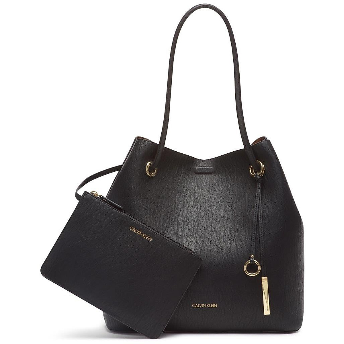 Calvin Klein Gabrianna Bubble Lamb North/South Key Item Tote