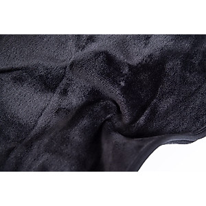 ZERDOCEAN Winter Windproof Fleece Full Face Motorcycle Ski Mask Balaclava Black