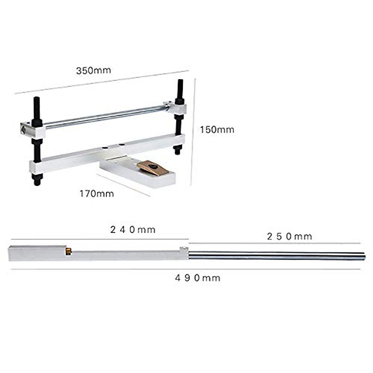 LeTkingok Knife Grinding Tool -Fix Angle Knife Sharpener Manual Sharp Edge Grinding Machine Edge Sharpener