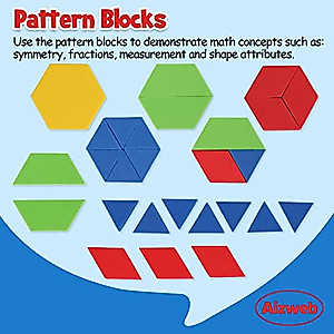 Take Home Versatile Math Manipulatives Kit for Kids Grade K-3,With Ten-Frames,Base Ten Blocks,Math Counters,Number Line,120 Number Chart,Pattern Blocks,Homeschool Supplies (Develops Early Math Skills)