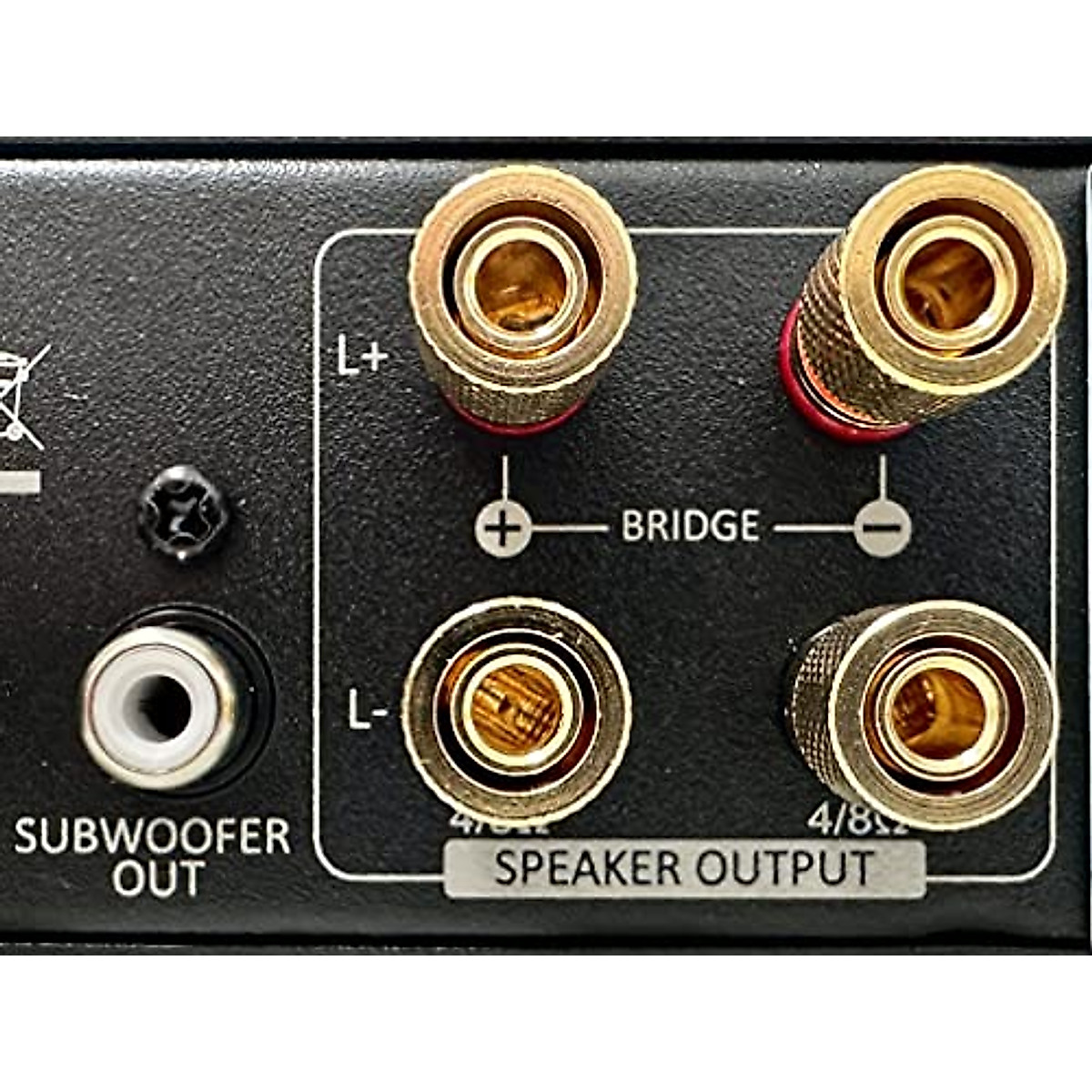 DYNASTY PROAUDIO WSA-5RP-PLUS Wireless Surround Sound Rear Speakers Kit with 2 x 50W (8 ohms Loaded) / 2 x 100W (4 ohms Loaded) Amplifier Built-in (Metal Chassis Design)