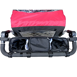Double Stroller Organizer by Booyah Child and Large Pet Stroller. (NOT for Bob Duallie nor City Select GT)