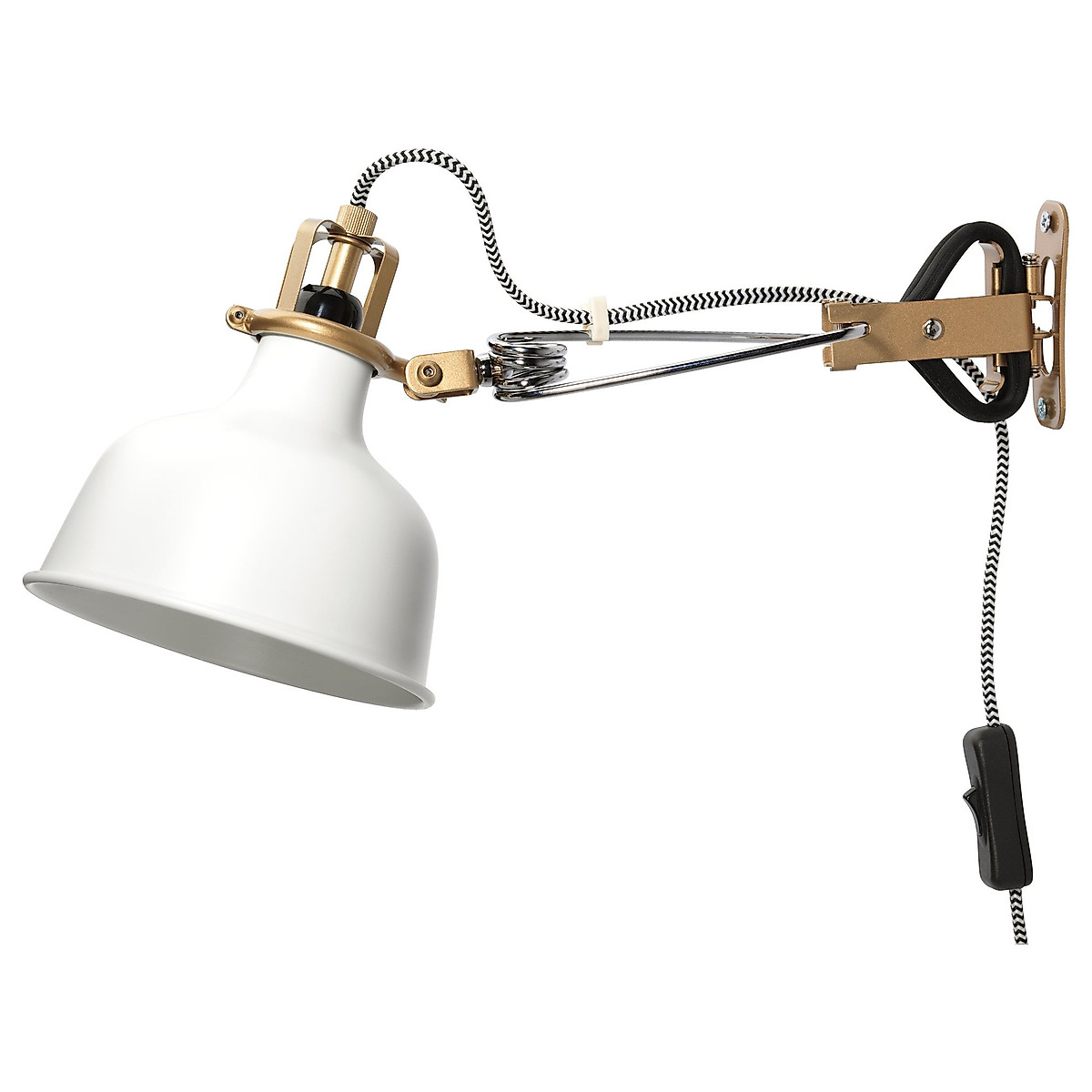 IKEA Wall Lamp Clamp Spotlight Off-White Ranarp