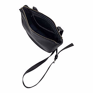 Santa Playa, Purse Handmade from Vegan Cactus Leather - Durable, All Natural, Eco-Friendly Material - Trendy Crossbody, Fashion Handbag, Stylish Shoulder Bag for Everyday Use or Travel - Carbon Cactus