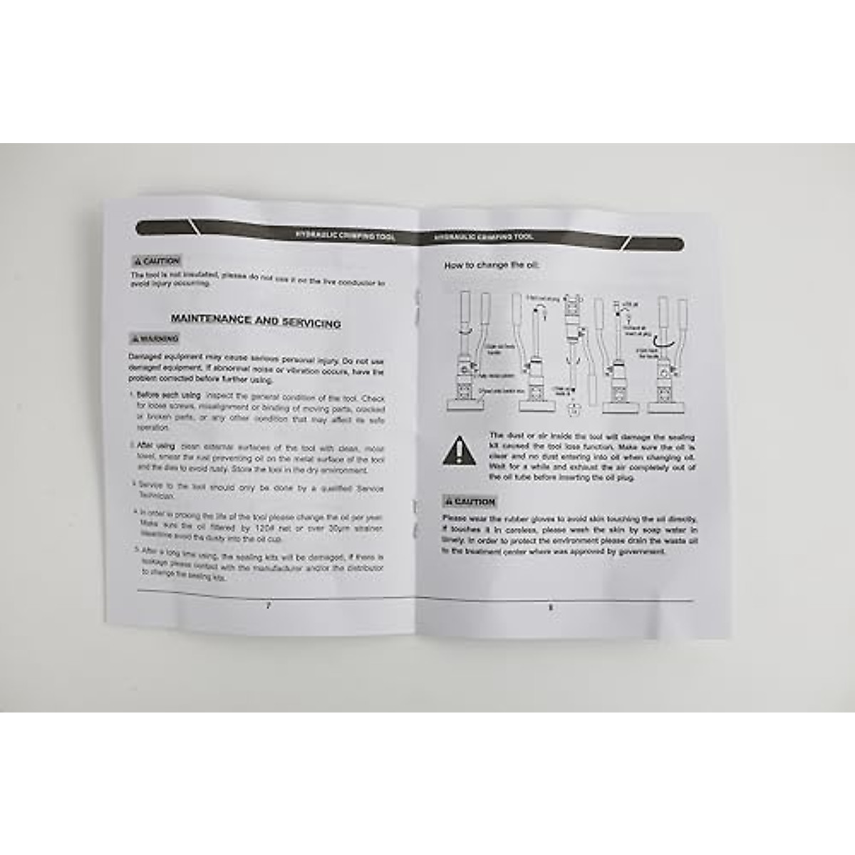 AMZCNC Hydraulic Cable Lug Crimper 10 US TON 12 AWG to 00 (2/0) Electrical Terminal Cable Wire Tool Kit with 9 Die (Crimping Tool)