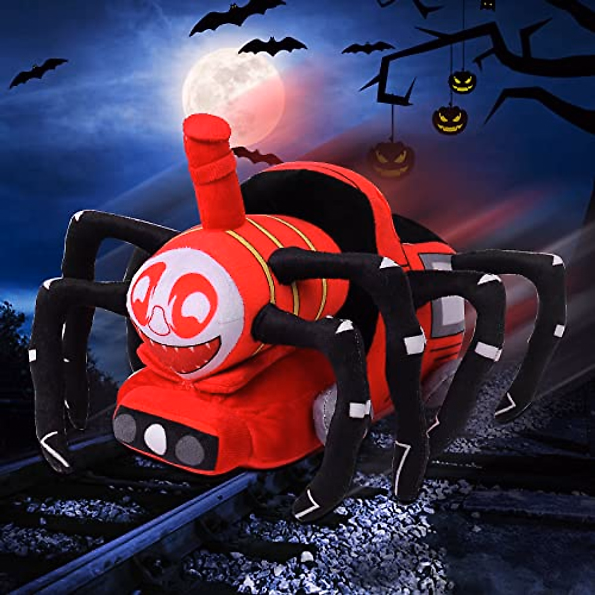 HitToys Choo Choo Charles Plush 10 in, Horrible Game Stuffed Animal Spider Train Gift for Fans