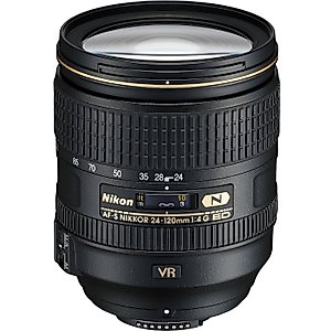 Nikon 24-120mm f/4G ED VR AF-S NIKKOR Lens for Nikon Digital SLR (Renewed)