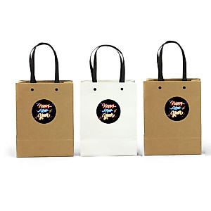 Top label Christmas Happy New Year Stickers,New Year Envelope Seals,Holiday Party Favors Supplies,2 Inch Chinese New Year Decorations Labels,250 Pcs Per Pack (Top label20210923)