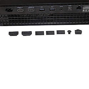 7pcs Replacement Silicone Dust Plug Proof Cover Stopper Dustproof Kits for Xbox One X Xbox One S Gaming Console