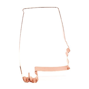 Alabama ~ Large State of Alabama Copper Cookie Cutter