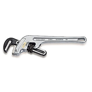 RIDGID 90107 E-910 Aluminum End Wrench, 10-inch Plumbing Wrench,Silver,Small