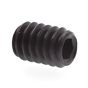 Prime-Line 9183673 Socket Set Screws, 1/4 in-20 X 3/8 in, Black Oxide Coated Steel (25 Pack)