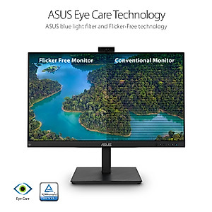 ASUS 27” 1080P Video Conference Monitor (BE279QSK) - Full HD, IPS monitor (Renewed)