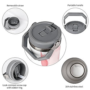 SYJTGDE Large Capacity Car Cup Lovely Pink Pig Fashionable Upgrade Car Cup Advanced And Beautiful Travel Cup