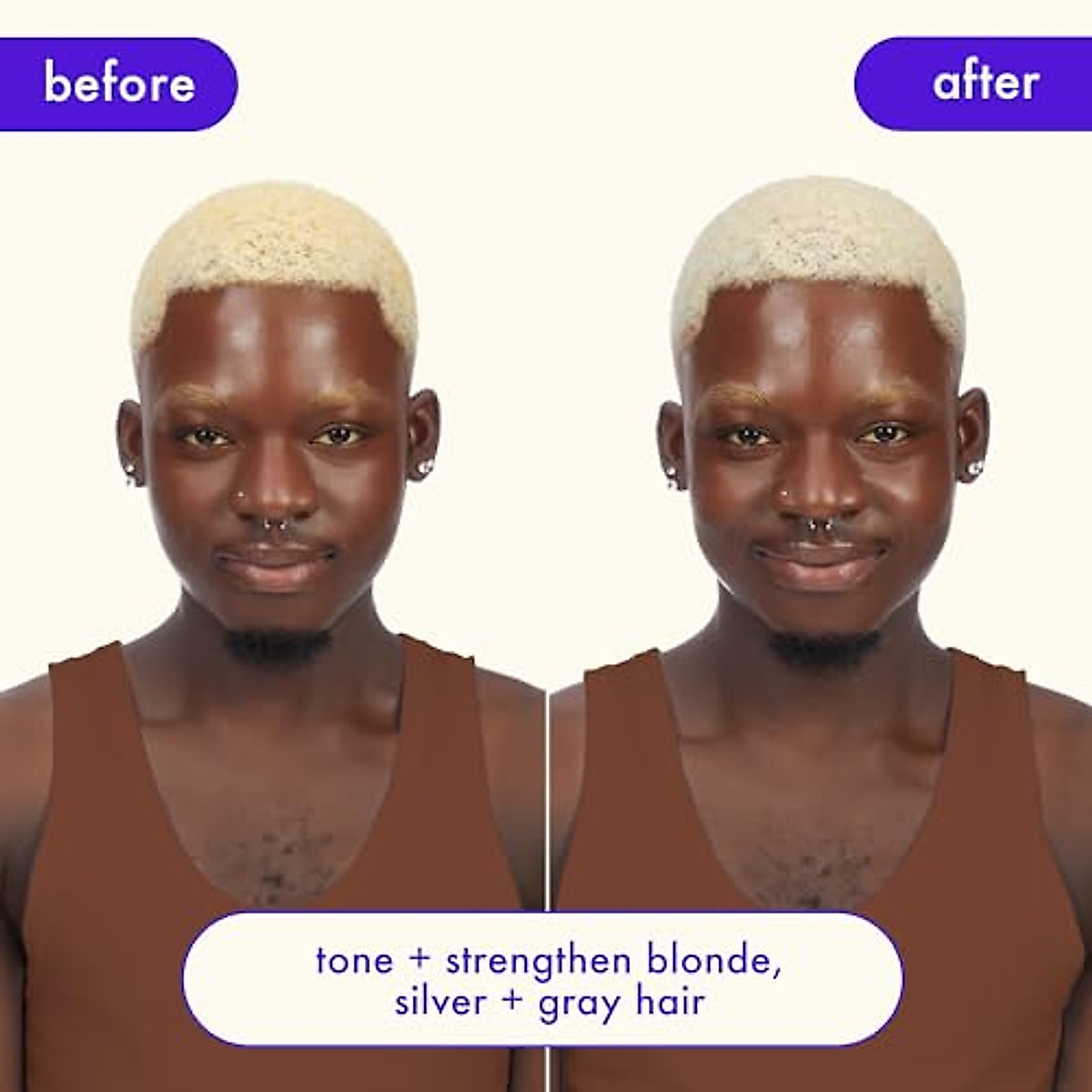 amika bust your brass toning + strength repair mask, 250ml