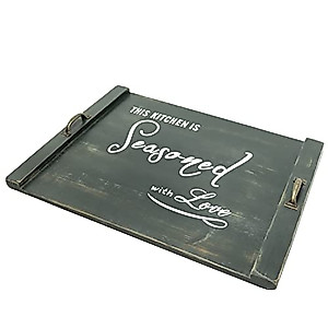 Gas Stove Burner Covers with Handles,LEKUAIJIA Electric Stove Burner Covers Made of Extra Thick Pine Wood, Handcrafted Cookware.