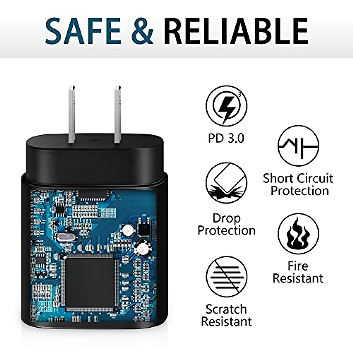 USB C Charger, 25W Samsung Super Fast Charger with Type C Charger Cable 6ft Type C Charger Fast Charging for Samsung Galaxy S23 Ultra/S23/S23+/S22/S22 Ultra/S22+/S21 Ultra/S20 Ultra/Note 20