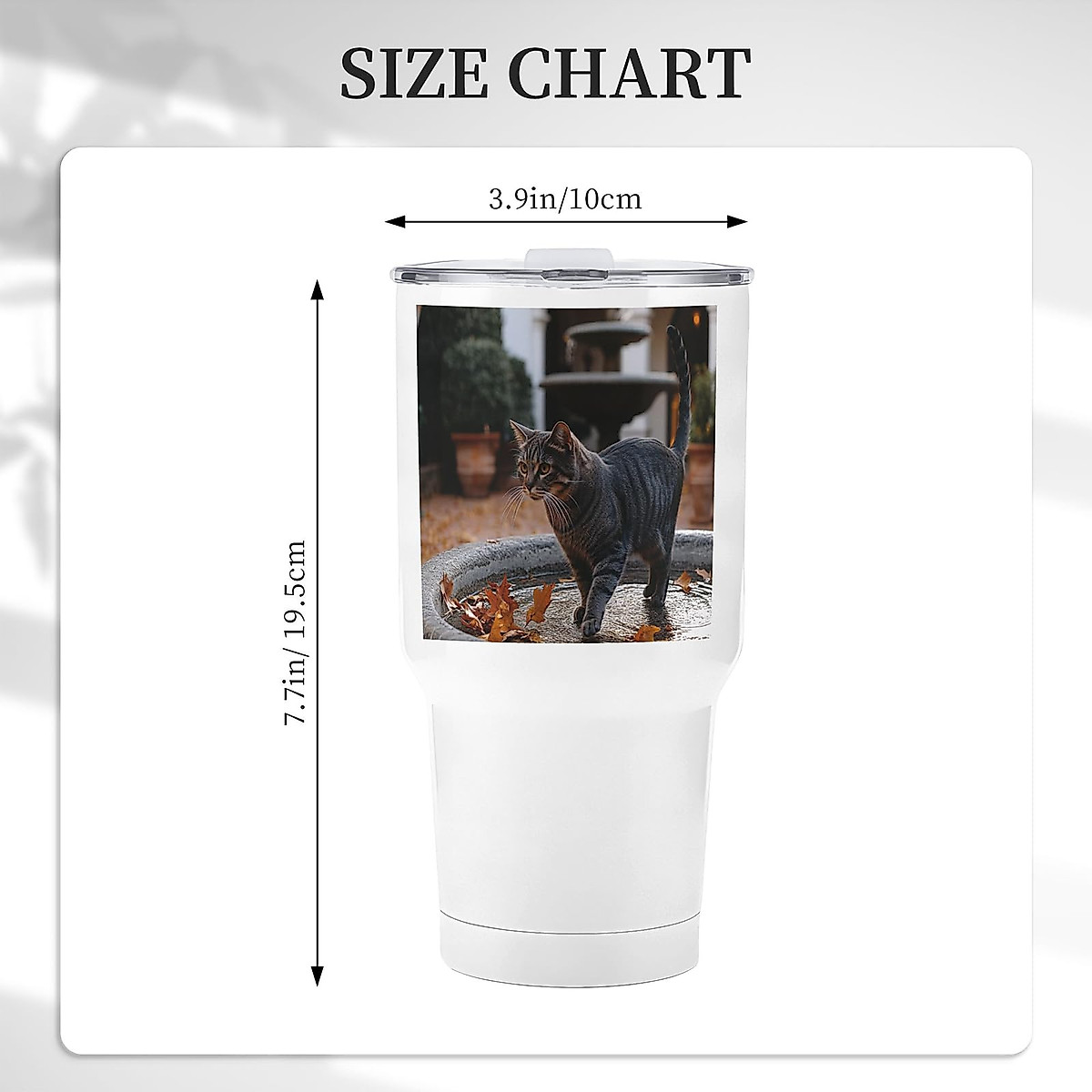 Custom Tumbler 30oz Print in USA Personalized Photo Text Name Logo Stainless Steel Coffee Cup with Lid Personalized Gifts for Birthday Anniversary Couples Friends Families Office