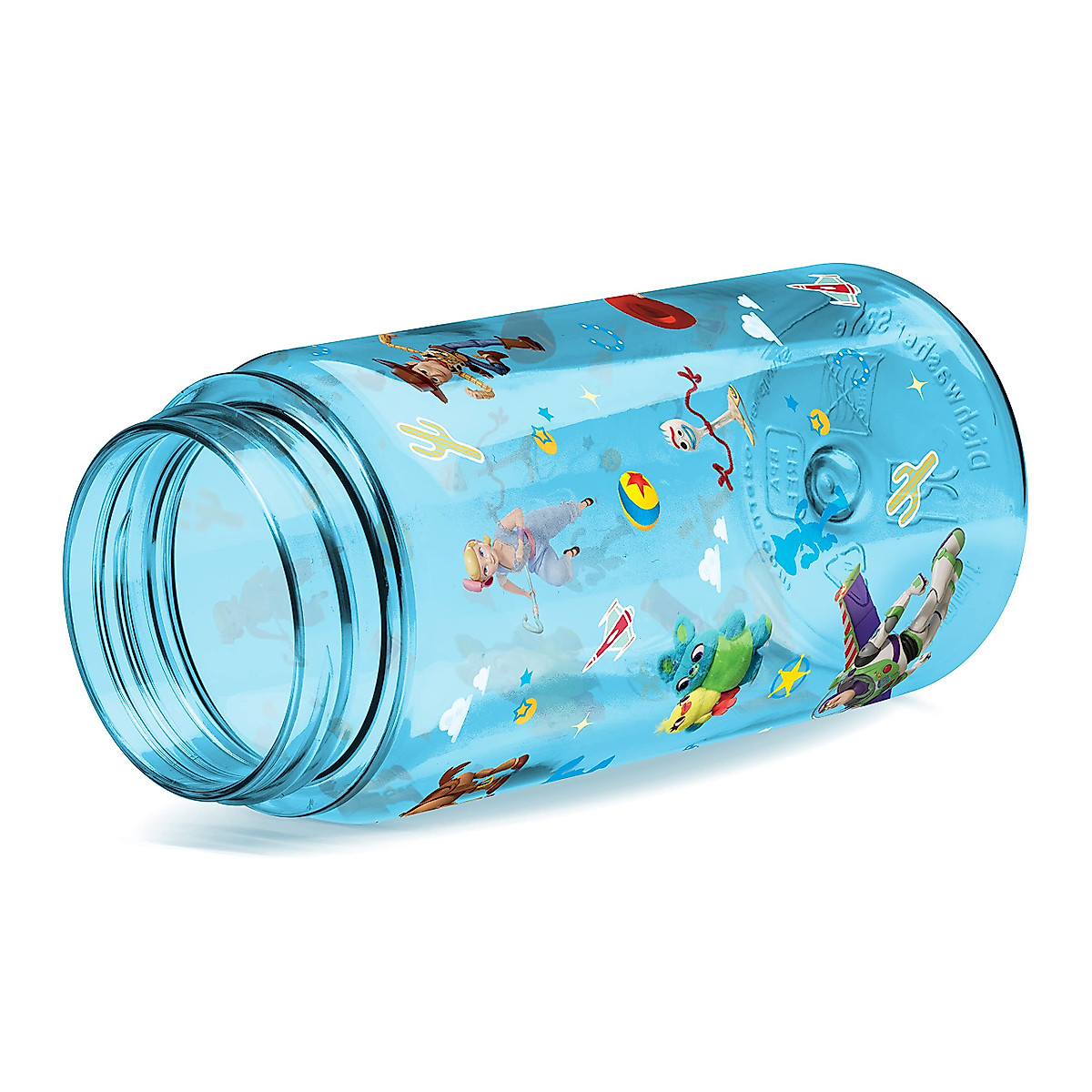 Simple Modern Disney Kids Water Bottle Plastic BPA-Free Tritan Cup with Leak Proof Straw Lid | Reusable and Durable for Toddlers, Boys, Girls | Summit Collection | 16oz, Toy Story Andys Toys