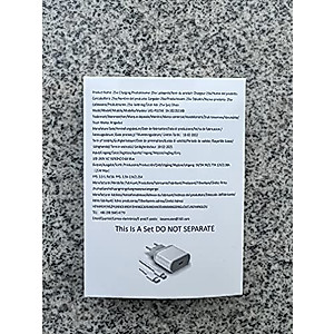 Anigaduo 25W USB C European Plug Adapter with 6FT Cable for iPhone 14/14 Pro/14 Pro Max/14 Plus/13/12/11, Travel USBC Charging Power Charger Cord for Europe EU Euro Spain Italy France Germany…