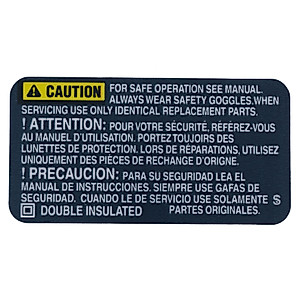 Bosch Parts 2610906850 Caution Label
