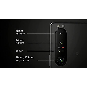 Sony Xperia 1 III XQ-BC72 5G Dual 512GB 12GB RAM Factory Unlocked (GSM Only | No CDMA - not Compatible with Verizon/Sprint) International Version – Frosted Purple