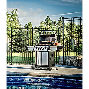 Broil King 946887 Signet 390 Natural Gas Grill, Stainless Steel & Black