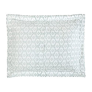 Laura Ashley - King Quilt Set, Reversible Cotton Bedding with Matching Shams, Lightweight Home Decor for All Seasons (Venetia Blue, King)