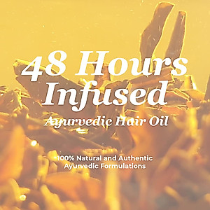 PERFECX - Black Rice Hair Oil 2 fl oz - for Scalp Treatment - 48 hours Herbal Infused Ayurvedic Natural Ingredients - Hair Strengthening and Growth Promotion