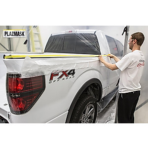 PlazMask Pre-Taped Masking Film, 5-Feet X 65-Feet