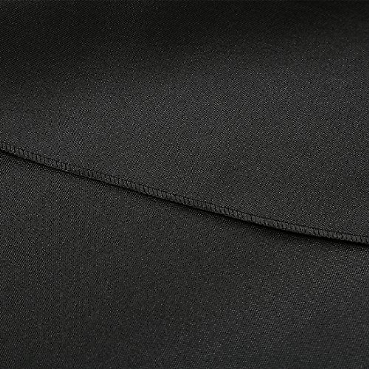 E-TEX Oblong Tablecloth - 90 x 156 Inch - Black Rectangle Table Cloth for 8 Foot Rectangular Table in Washable Polyester