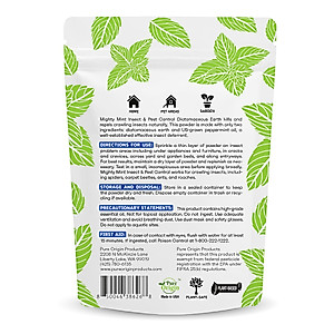 Mighty Mint Insect & Pest Control, Diatomaceous Earth Peppermint Powder, 1 lb