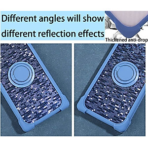 Case for Moto Thinkphone Case Compatible with Motorola Thinkphone Phone Case PC backplane + Silicone Soft Frame Cover [360 Metal Ring, Magnetic Car Mount] TZZH-LAN