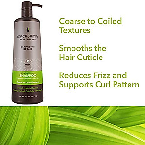 Macadamia Professional Ultra Rich Moisture Shampoo, 33.8 Fl Oz
