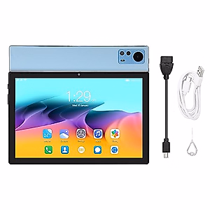 ANGGREK Tab M10 10.1 Inch Tablet 8GB 128GB with 3200x1440 HD Screen, Dual Camera. Octa Core for 11, Multi Network Standard (Blue)