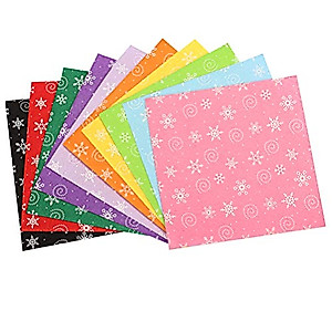30X30cm Cotton Fabric Christmas Fabric Bundles Sewing Square Fabric Scraps Snowflake Printing Quilting Fabric Squares Christmas Cotton Patchwork for DIY Craft Supplies 20pcs