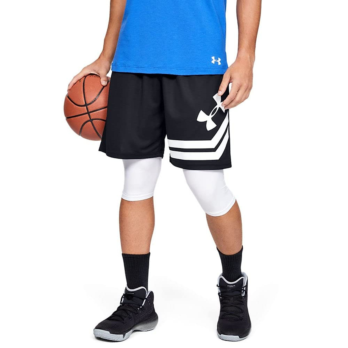 Under Armour Men's UA Baseline 10" Court Shorts XXL Black