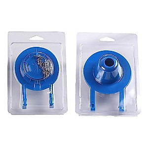 1 Pack Toilet Flapper Replacement, Universal 2-inch Toilet Stopper Flapper Compatible with American Standard Toilet Tank, Water Saving Long-Lasting Rubber Seal Flapper with Stainless Steel Chain