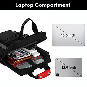 FIREFIRST Evangelion Backpack for Men Women 15.6” Laptop Backpacks Fashion Travel Leisure School Bag